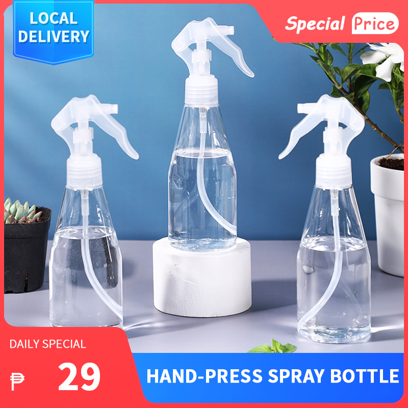 Multipurpose 200ML Mini Hand-press Spray Bottle Refillable PET Skinny ...