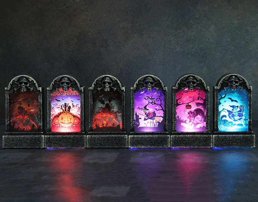 Halloween Tombstone LED Light Ornament 2021 Halloween Decor for Home ...