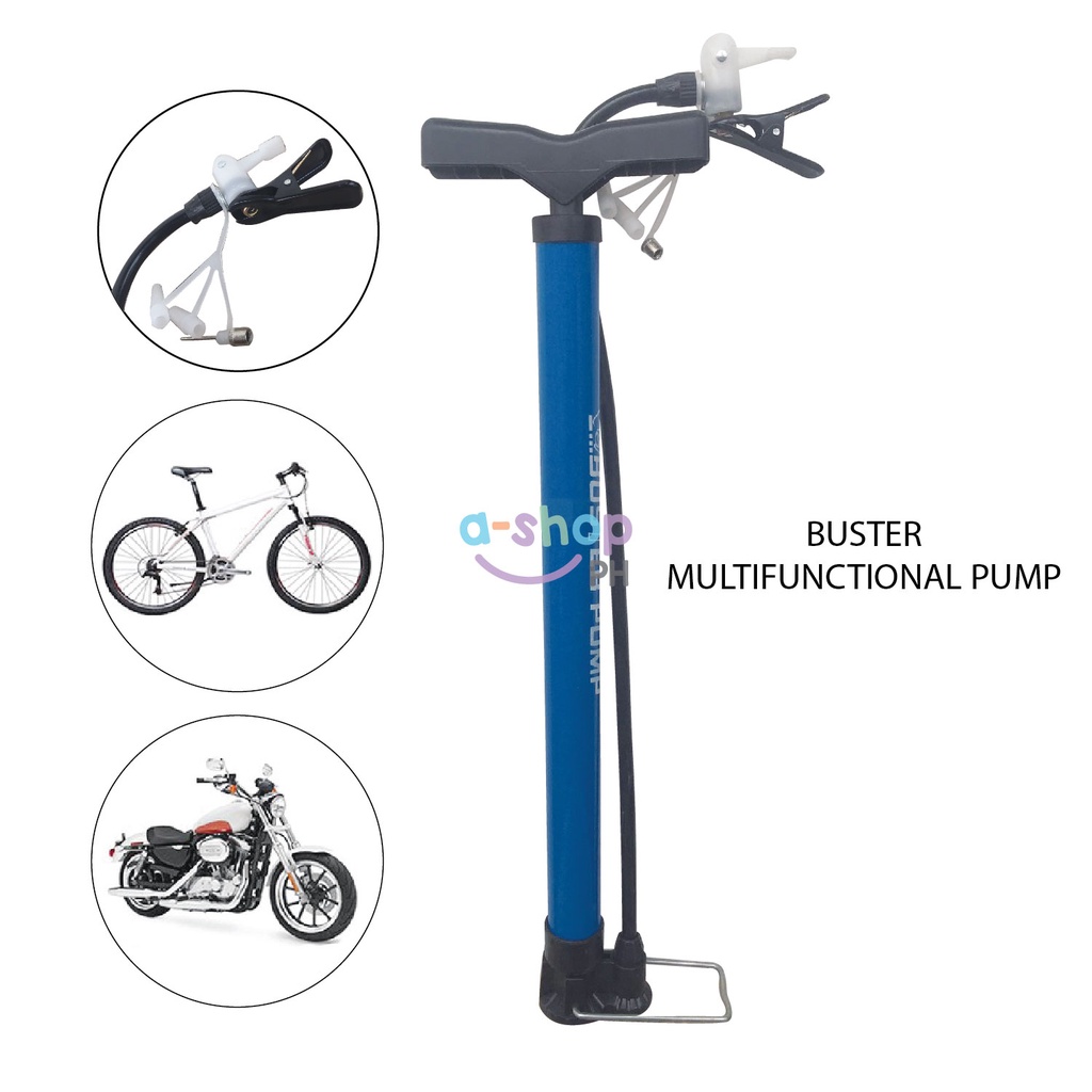 Origna l Buster Multifunctional Air Pump 100PSI Pambomba ng Gulong ...