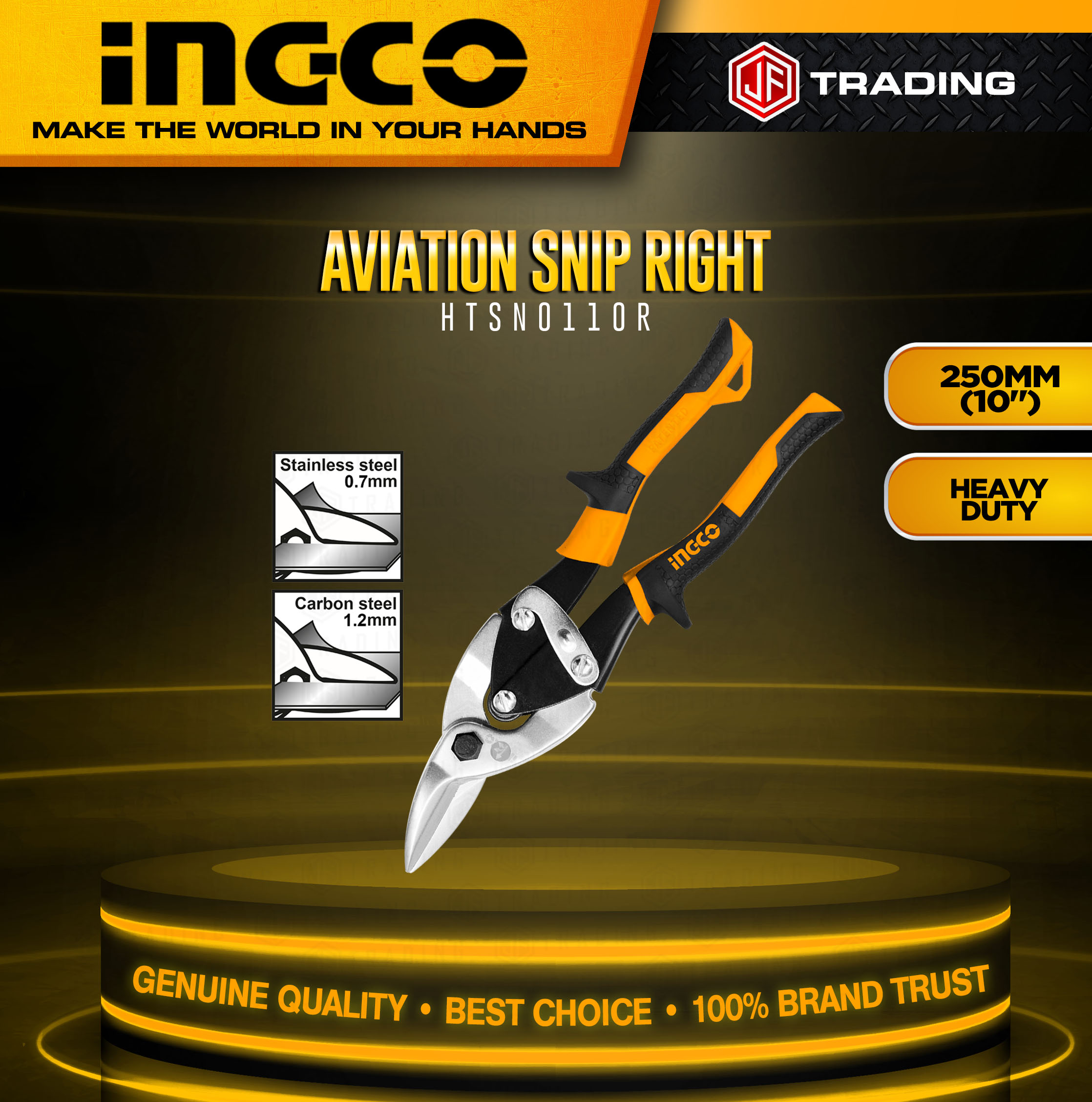 INGCO Aviation Snip Right HTSN0110R | Lazada PH