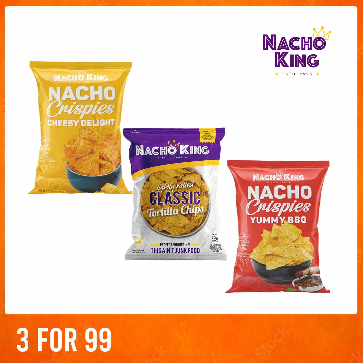 Nacho King 3 for 99 | Lazada PH