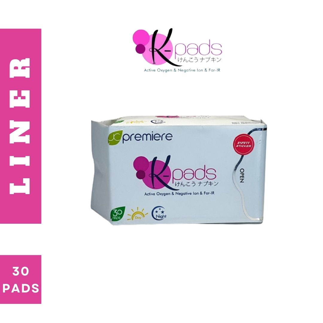 100% Authentic K-Pads Liner With Negative Anion / Ion Panty Liner 30 Pads Original | Lazada PH