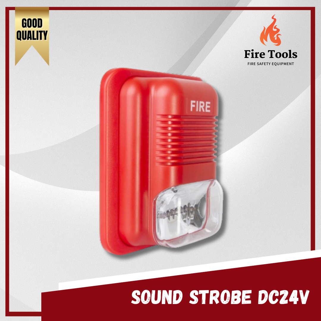 Sound Strobe Sound & Light Fire Alarm Warning Strobe Horn Alert DC24V 2 ...