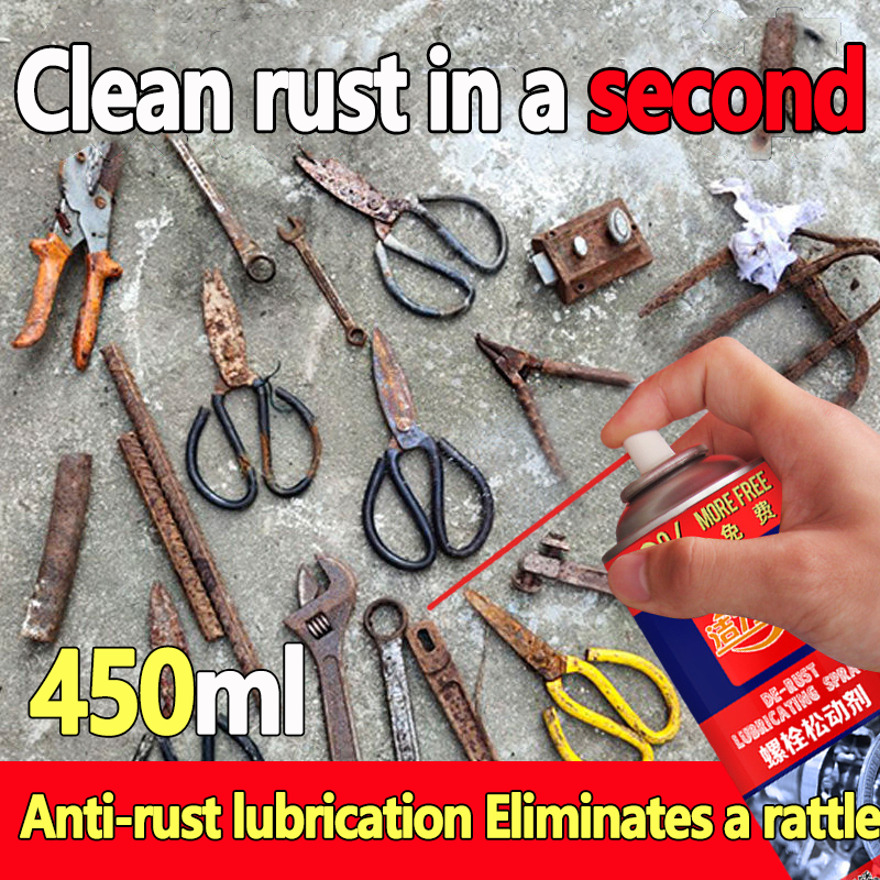 Strong Rust Remover for Metal steel 450ML Tough Rust Removal Strong ...