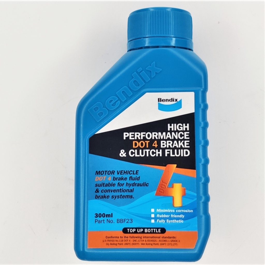 ☸☍ Genuine Bendix 300 ml DOT 4 Brake and Clutch Fluid Fits Car Truck ...