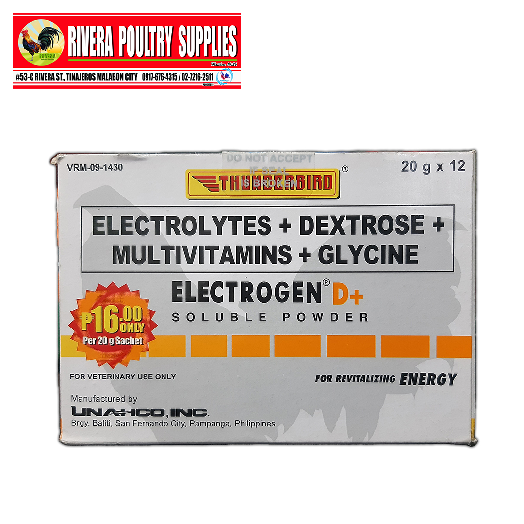 Electrogen D+ Soluble Powder Electrolytes + Dextrose + Multivitamins ...