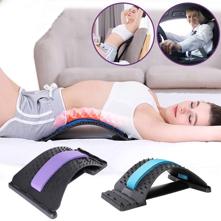 Magnetic Pressure Points Lumbar Traction Orthotic Magic Back Support ...