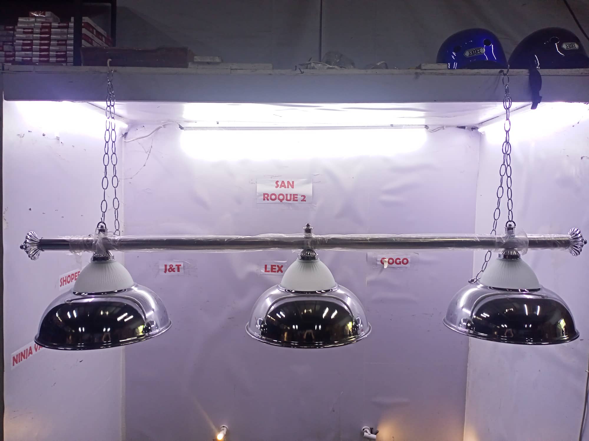 1 SET SILVER BILLIARD LAMP NEW DESIGN FOR BILLIARD TABLES/GAMIT SA ...