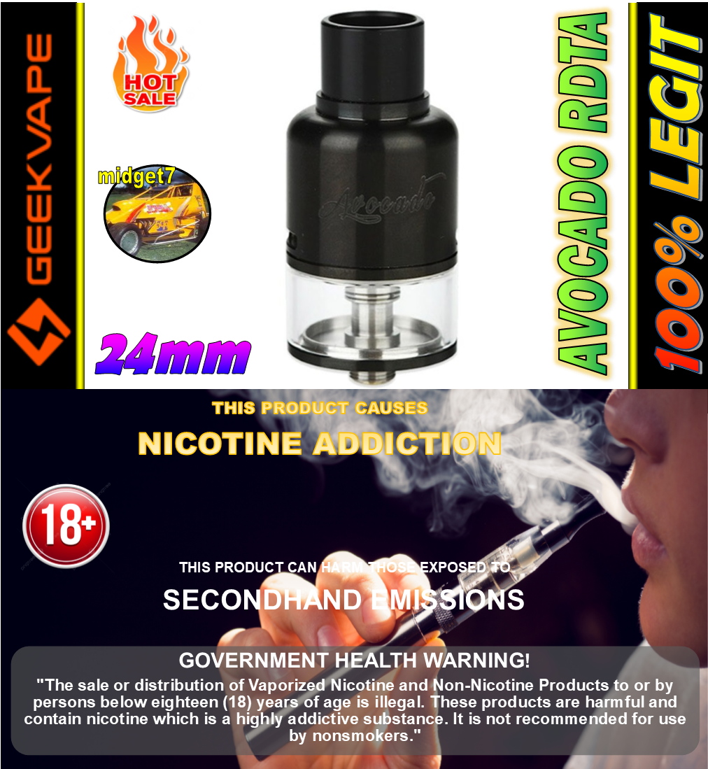 Geekvape Avocado RDTA (Black) | Lazada PH