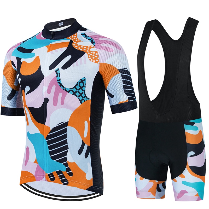 mountain bike jersey set cycling jersey bibset sports jersey bibshort ...