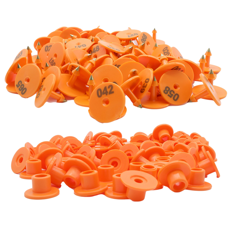 Livestock ear tag set (100 Sets Animal ear tags with numbers + Eartag ...