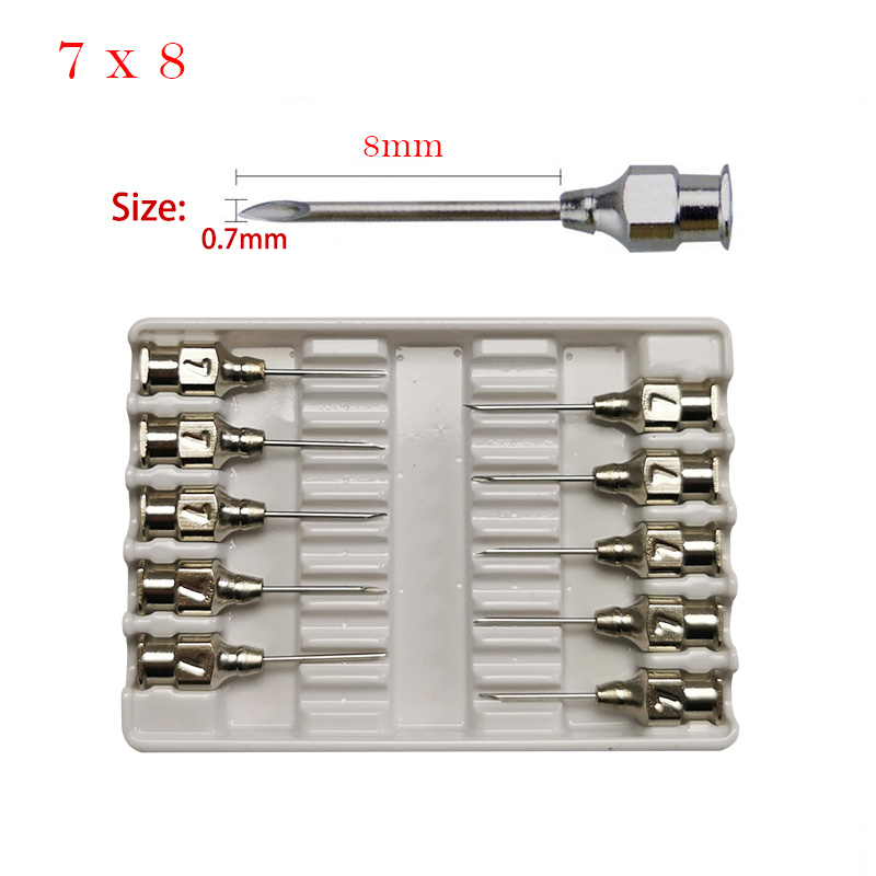 LBI - 1 Dozen Stainless Steel Needle for Syringe for Animals Pig Goat ...