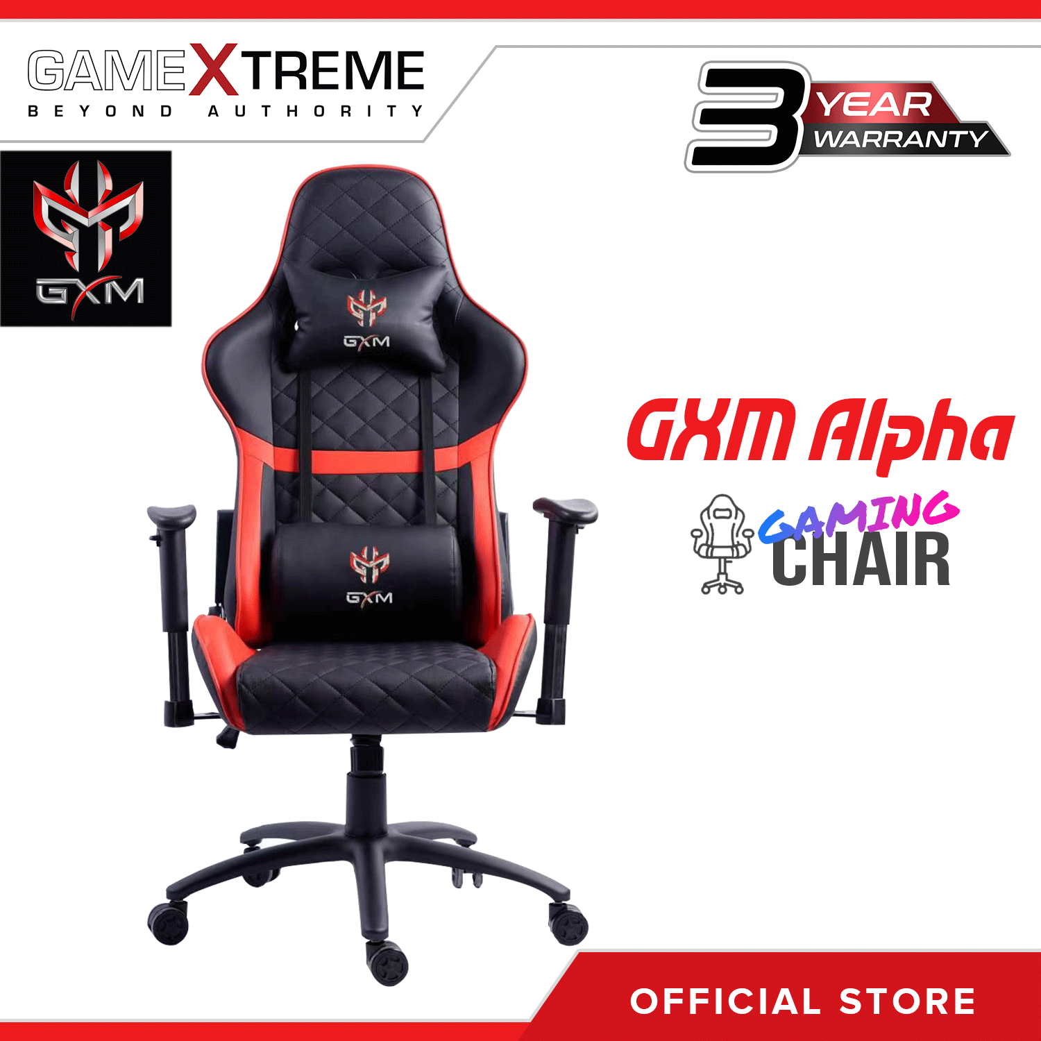 GXM Alpha Gaming Chair | Lazada PH