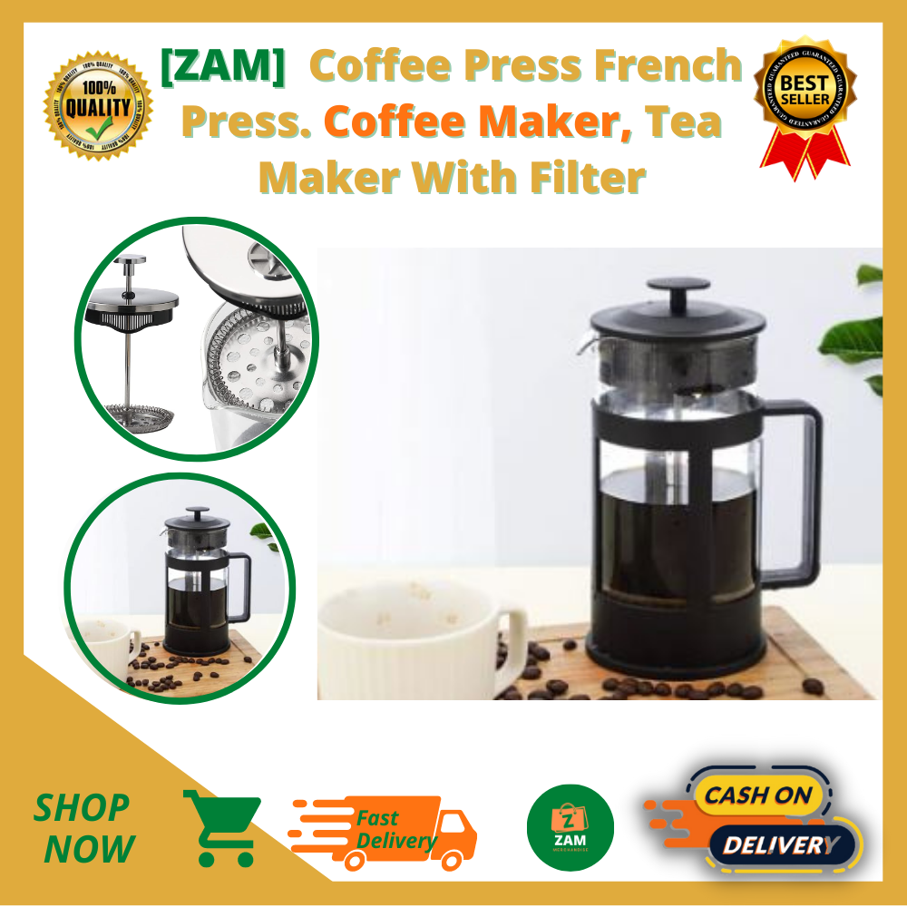 [ZAM] Coffee Press french press coffee maker Tea Maker French Press ...