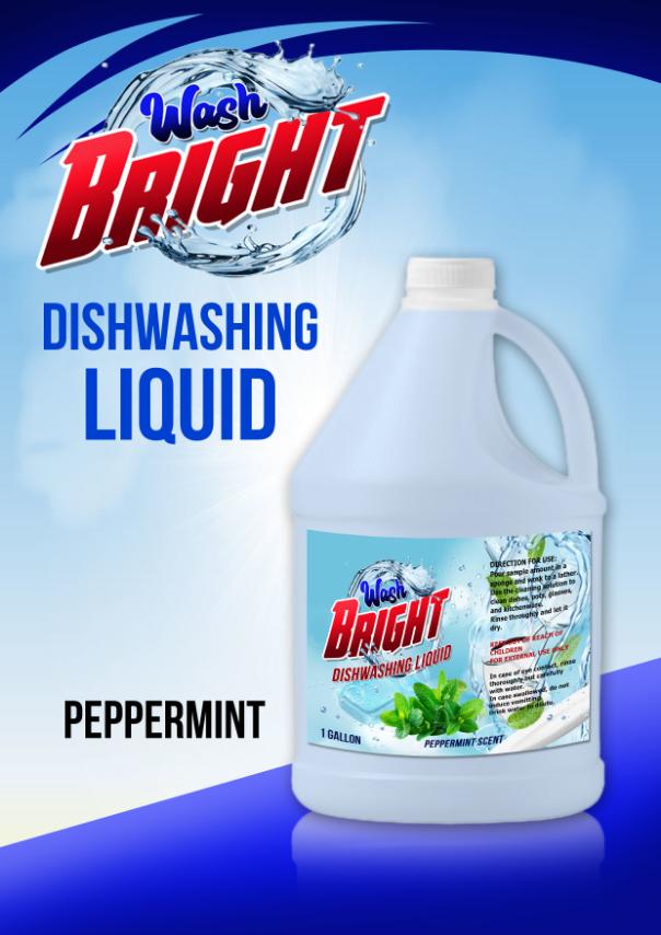 CONCENTRATED DISHWASHING LIQUID - DWL ROSEMARY PEPPERMINT 1 GALLON ...