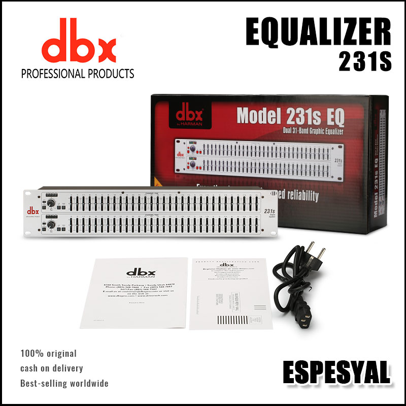 DBX 231S EQ Graphic Equalizer/Limiter with Type III Noise Reduction(WHITE) | Lazada PH