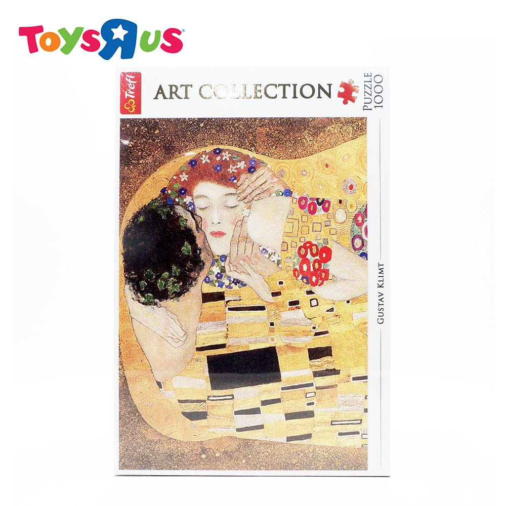 Trefl Puzzle 1000-Pieces Art Collection - The Kiss by Gustav Klimt ...