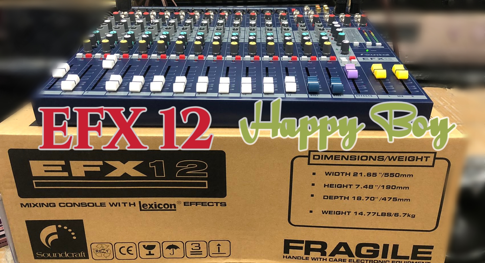Soundcraft MIXER EFX -8/EFX-12/EFX-16/EFX-20(8 channel,12 channel,16 ...