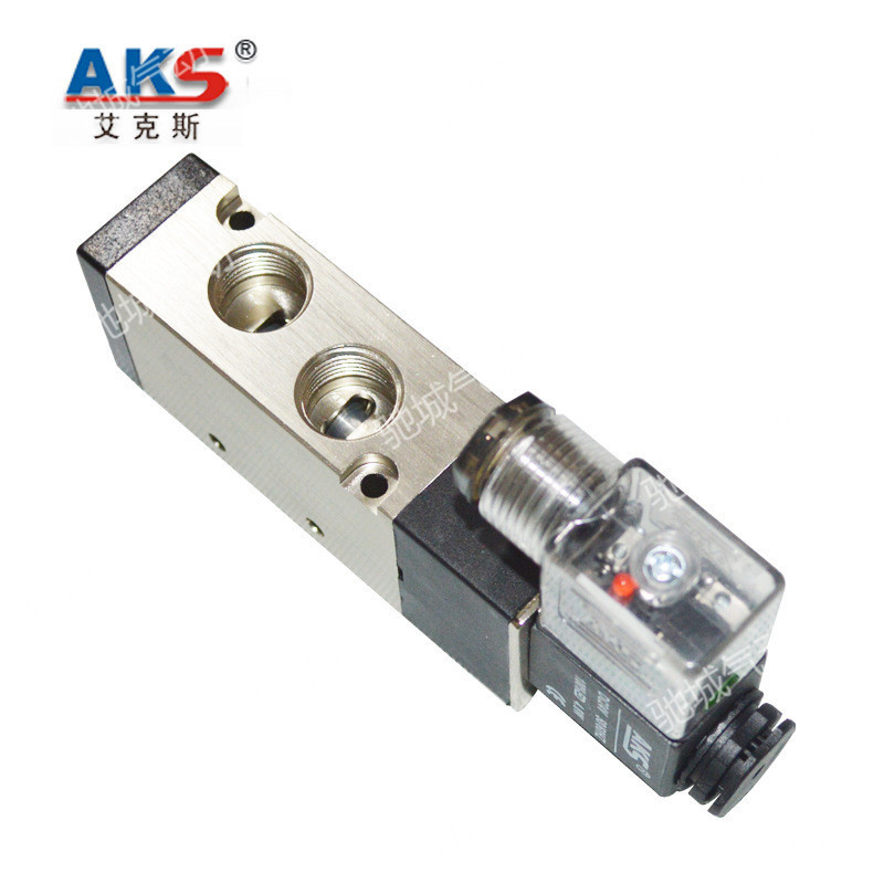 Axe 4V310 10 AC220V coil two-position five-way pneumatic solenoid valve ...