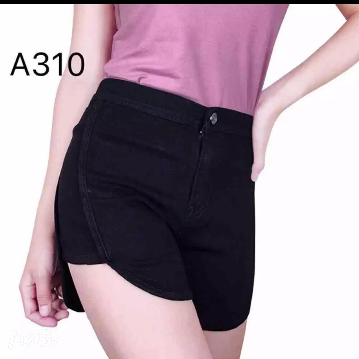 denim shorts/maong short/dolpin short/stretchable/dark blue/size:25to30 ...