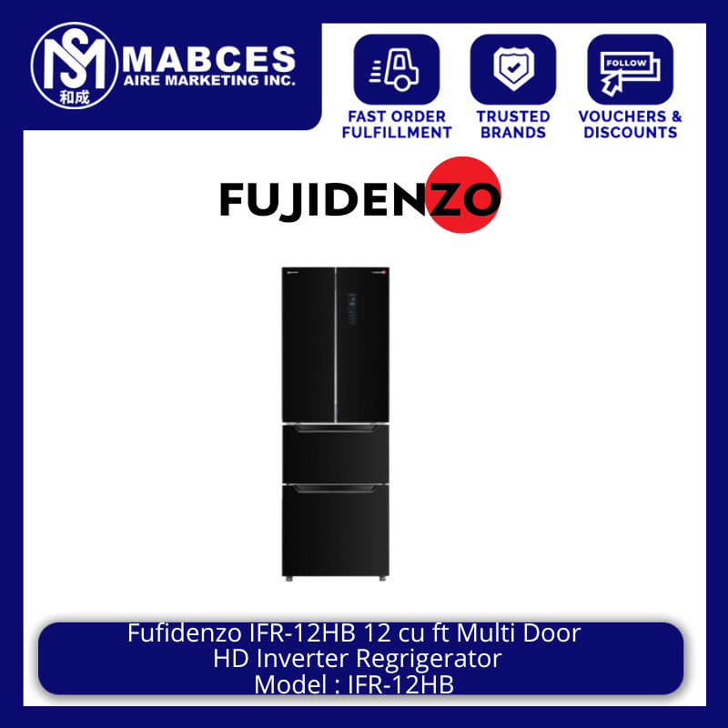 Fujidenzo IFR-12HB 12 cu ft Multi Door HD Inverter Regrigerator | Lazada PH