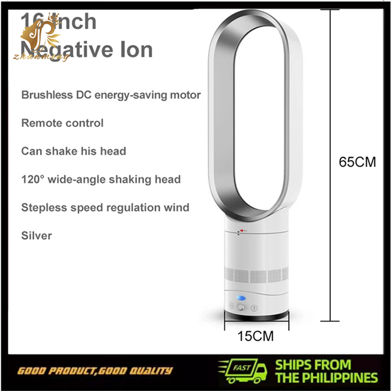 【COD+Hot Sale】Bladeless Fan Tower Fan Clean Air Timing Electric Fan ...