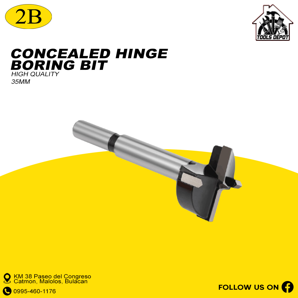 2B PREMIUM QUALITY CONCEALED HINGE BORING BIT 35MM | Lazada PH