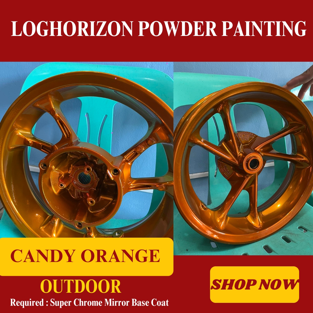 Powder Coating Paint - 1kg CANDY ORANGE | Lazada PH
