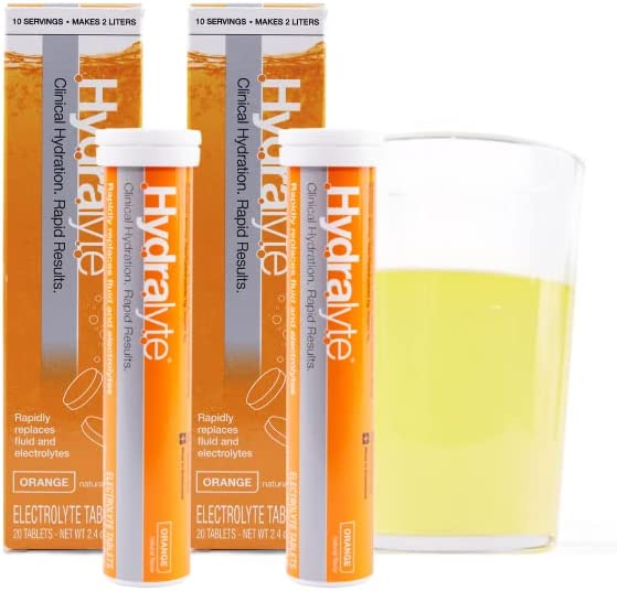 Hydralyte Effervescent Electrolyte Tablets, On-The-go Clinical ...