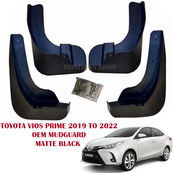 M-6 4pcs Toyota Vios Prime 2019 to 2022 OEM Mudguard 2019 2020 2021 ...