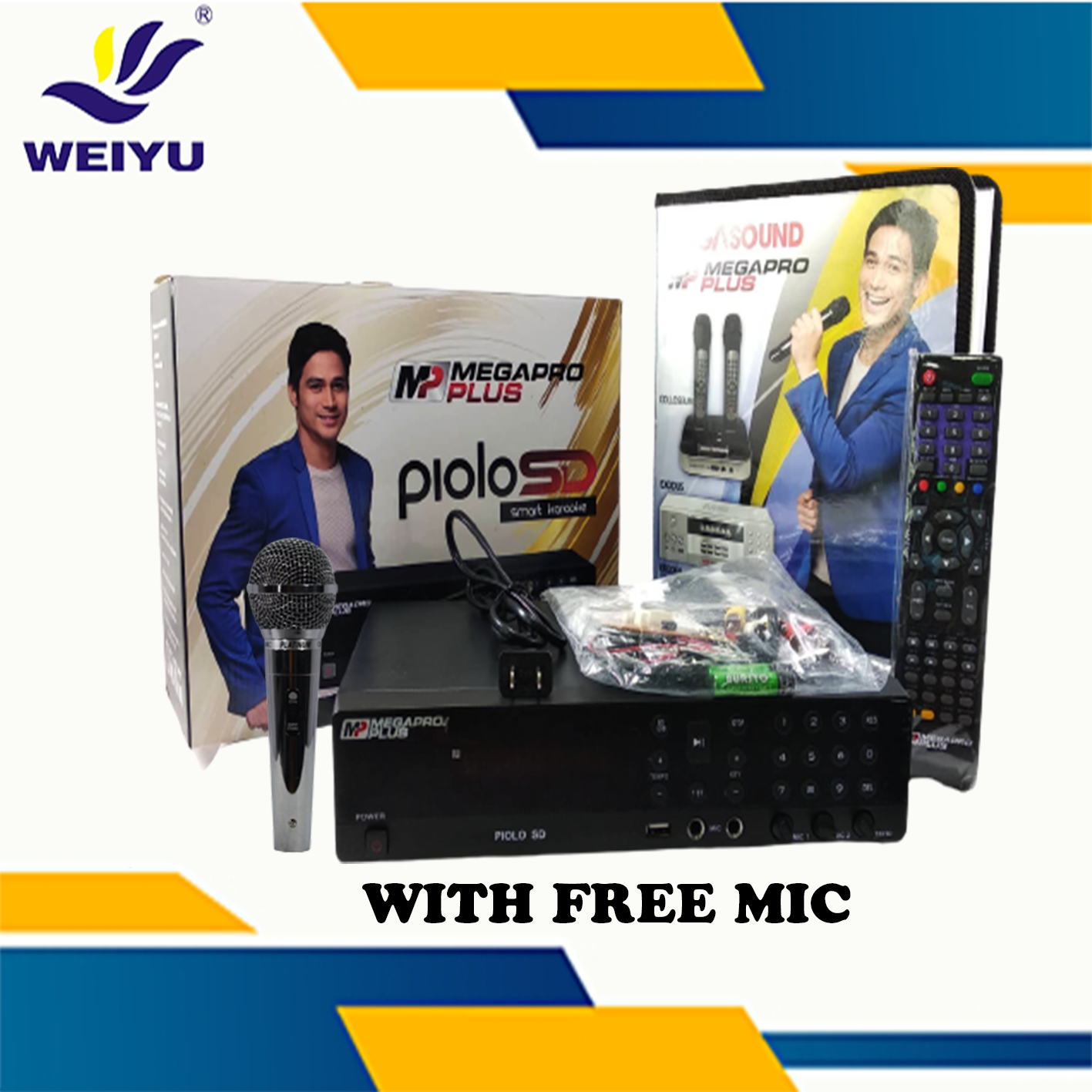 Megapro Plus PIOLO SD Karaoke Player with free microphone | Lazada PH