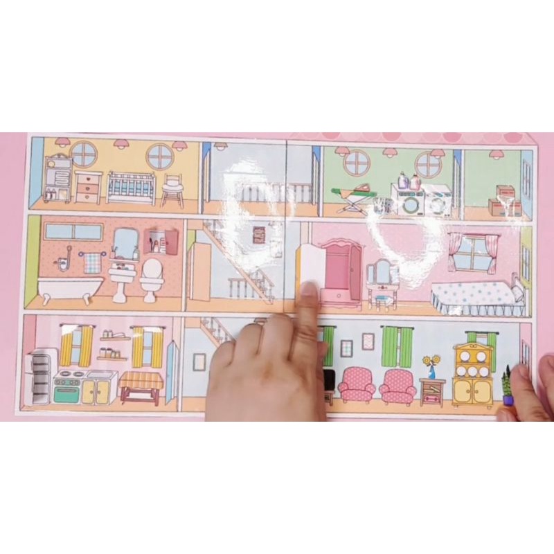 paper doll BIG FAMILY PAPERDOLL HOUSE | Lazada PH