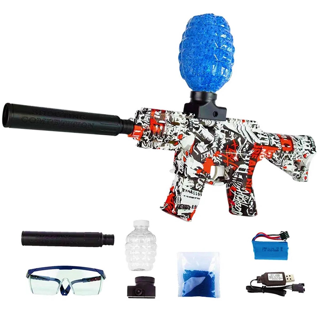 Glock Electric Gel Splatter Ball Gun Water Bead Blaster Automatics ...
