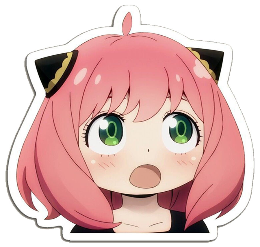ANYA Inspired Waterproof Sticker (Spy x Family) | Lazada PH
