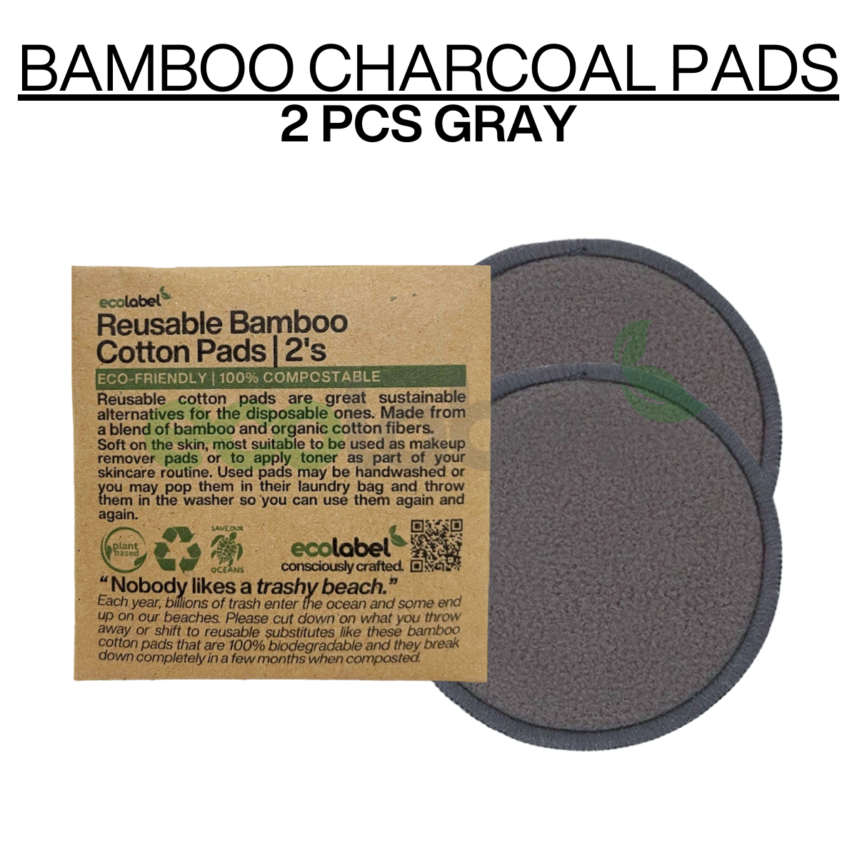 Eco-friendly Reusable Cotton Pads 100% Biodegradable Compostable ...