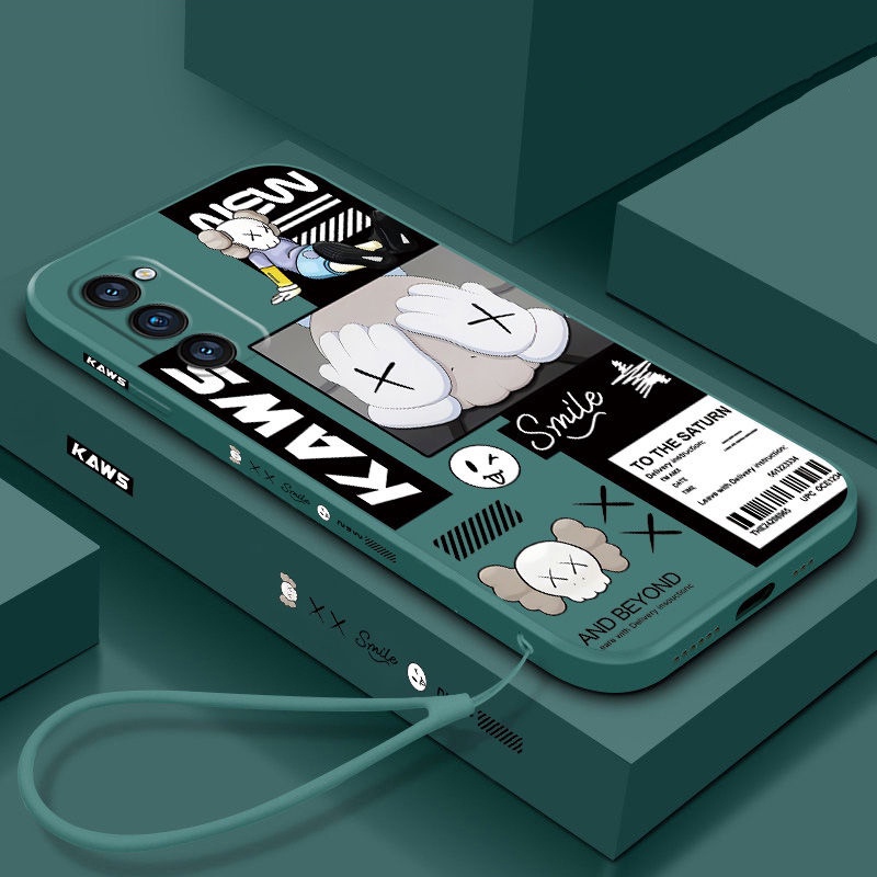 Casing Samsung Galaxy S22 S21 S20 Plus S22 Ultra S21FE S20FE Trendy Brand Kaws Sesame Street ...