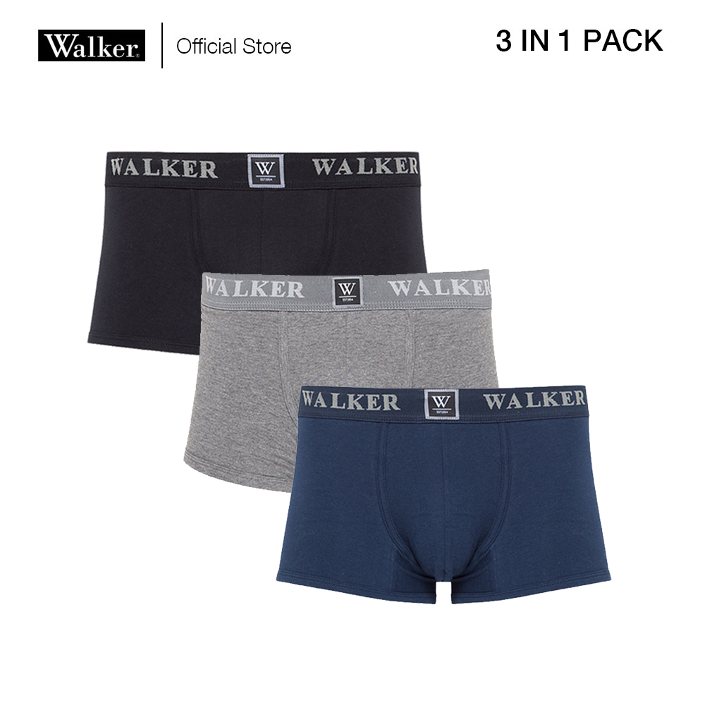 Walker Organic Cotton USA Signature Men Boxer Brief (3 in 1 pack ...