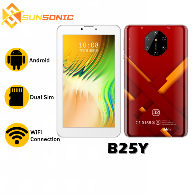 SUNSONIC B25Y 7 Inch 4G Quadcore High Quality Dual Sim Cellular WiFi ...