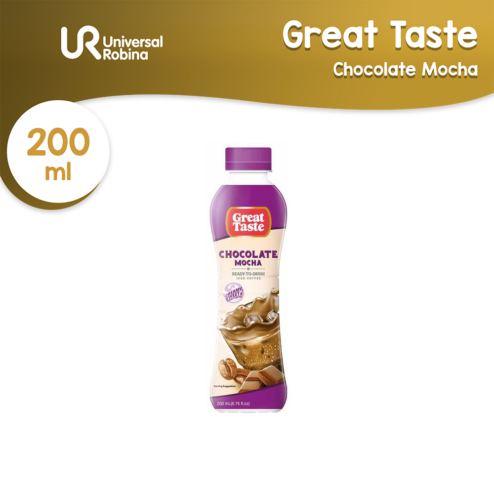 Great Taste Iced Coffee Chocolate Mocha 200mL | Lazada PH