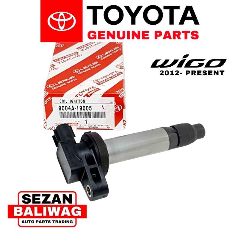 ORIGINAL TOYOTA IGNITION COIL WIGO 2012-2022 9004A-19005 GENUINE ...