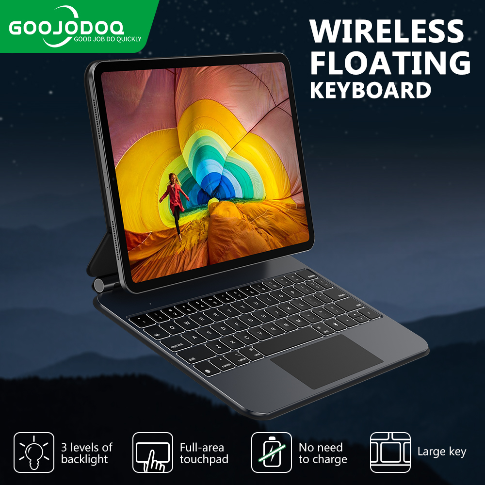 GOOJODOQ Magic Keyboard Case for iPad Pro 11 iPad Air 5 Air 4 10.9 ...