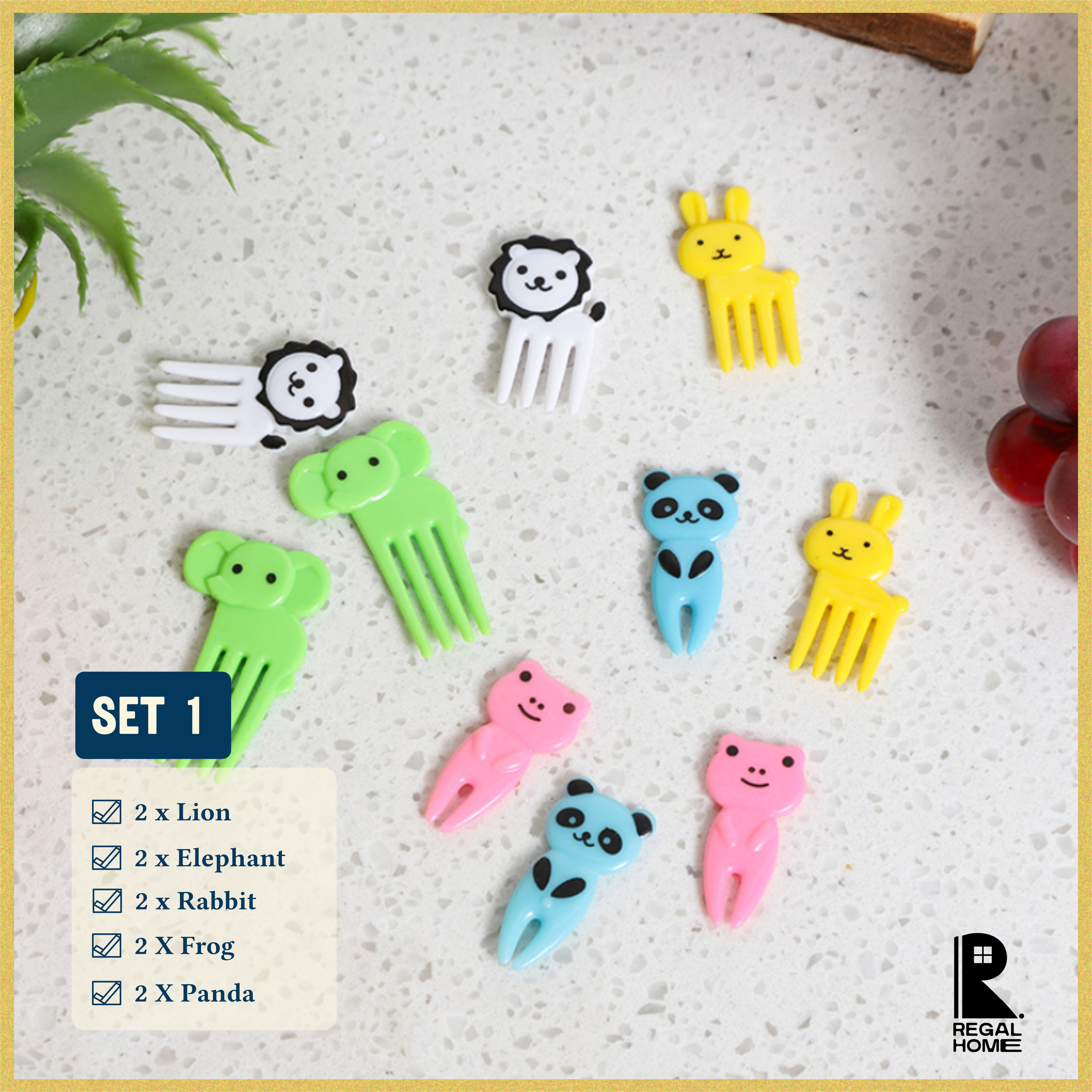 10pcs/Pack Fruit Bento Cute Mini Fork Bento Sticks Fruit Forks Food ...