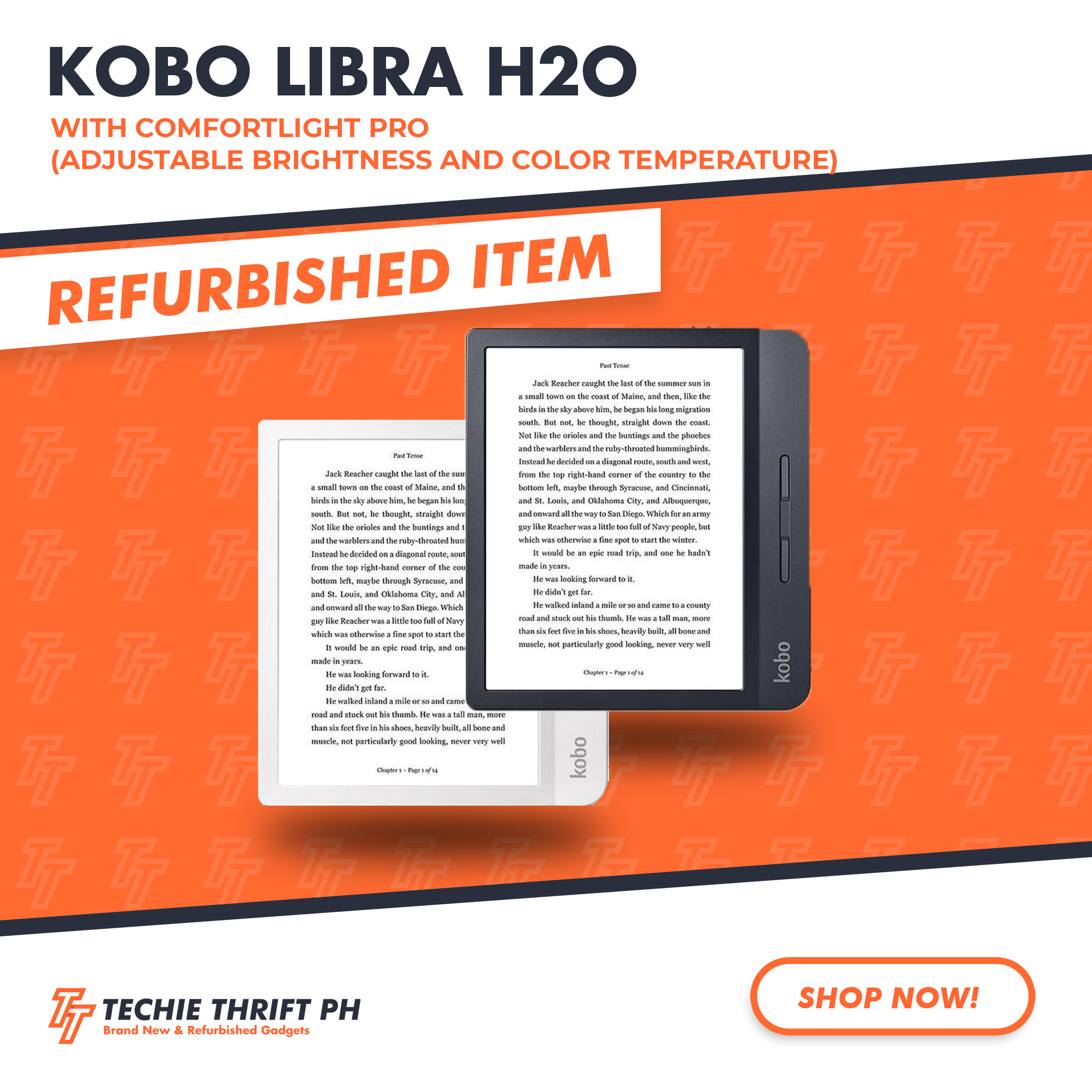 Kobo Libra H2O 8GB *REFURBISHED* | Lazada PH