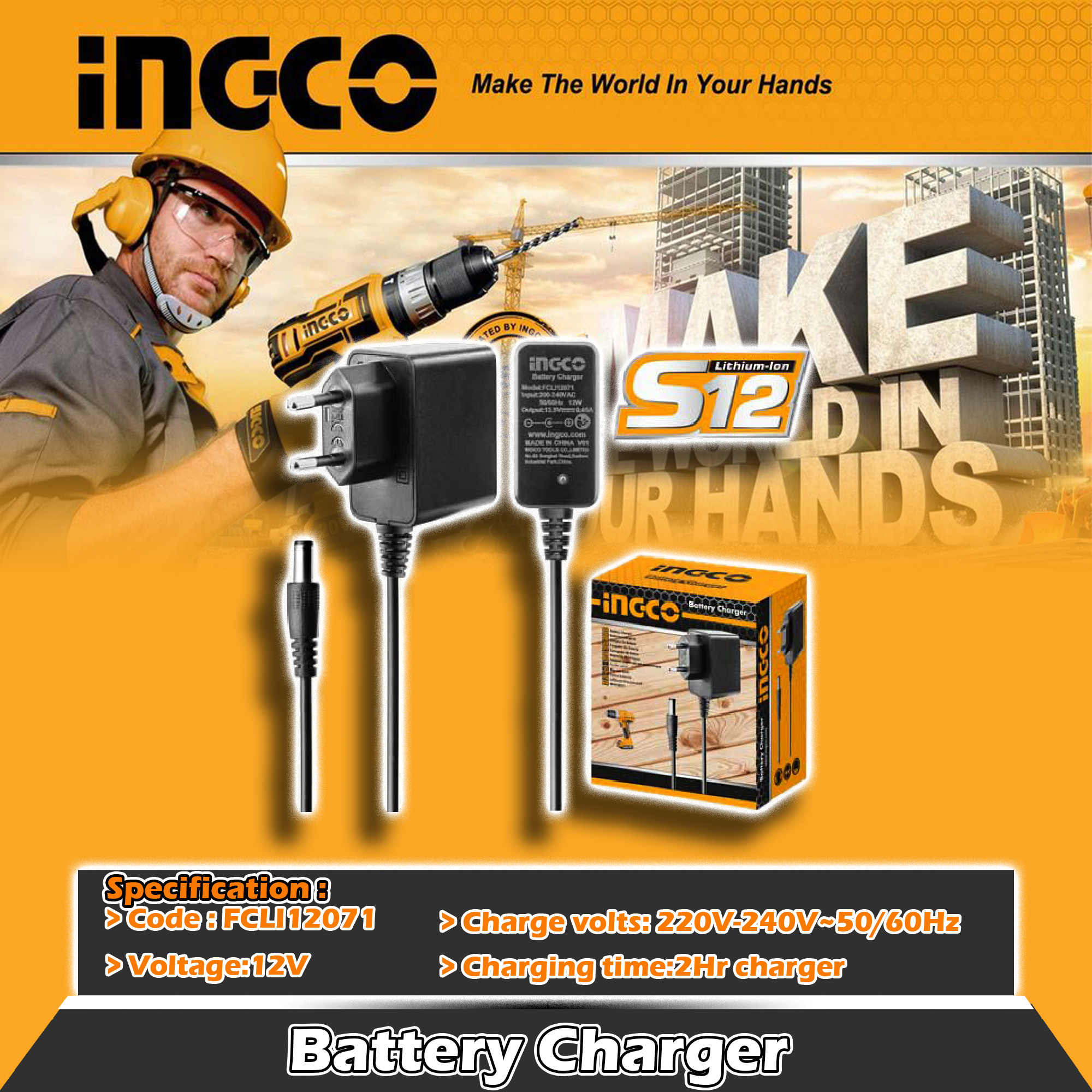 Ingco - Charger FCLI12071 | Lazada PH