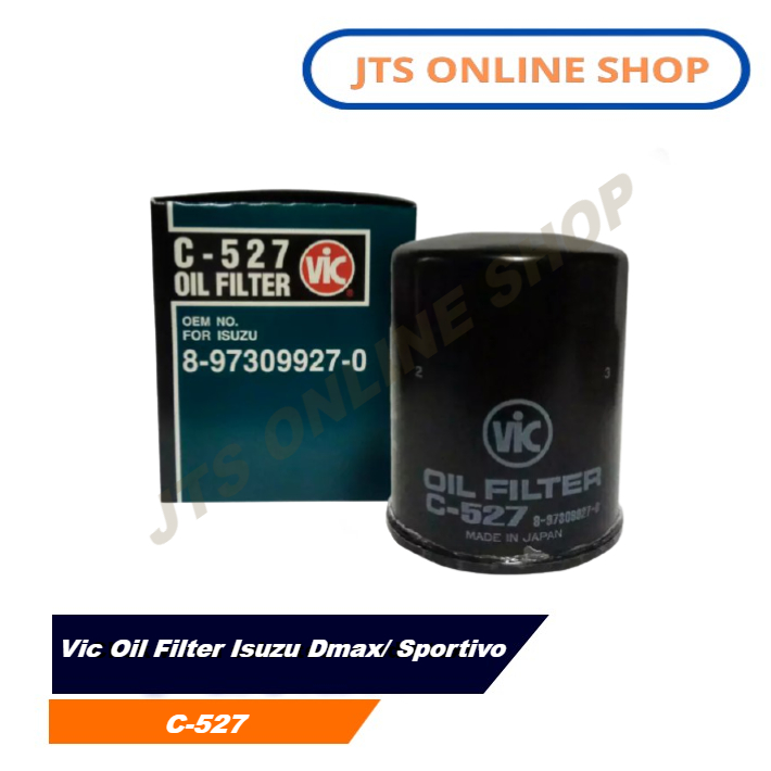 Vic Oil Filter C-527 Isuzu Dmax/ Sportivo (C527) | Lazada PH