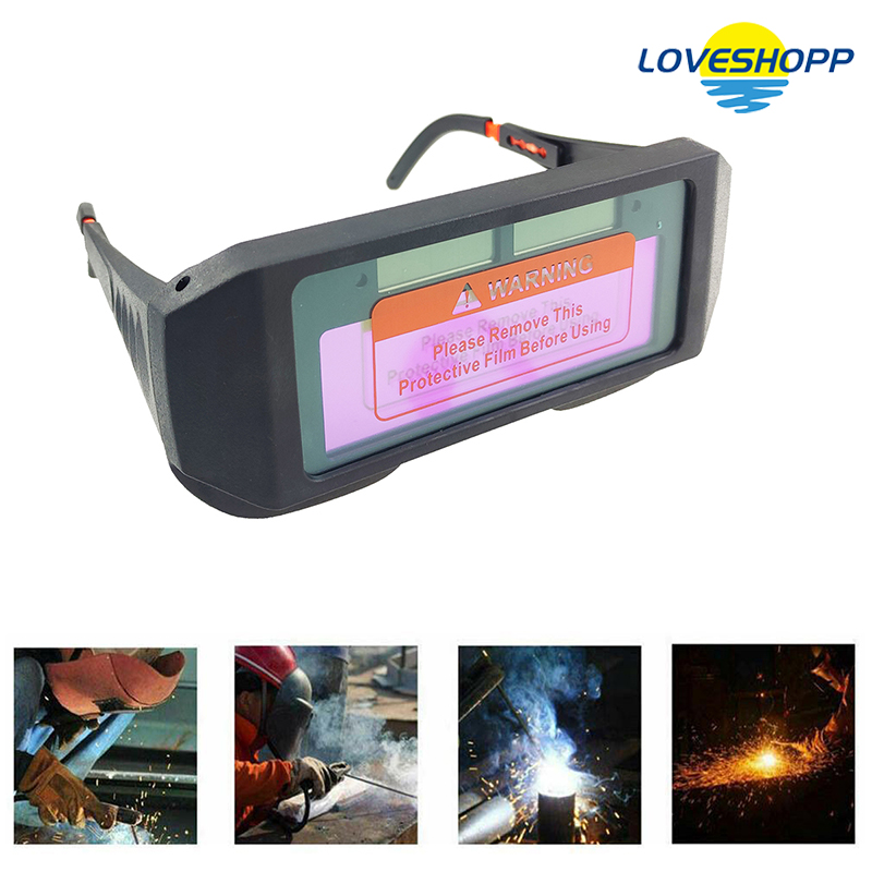 Solar Powered Auto Darkening Welding Glasses safety goggles glasses ...