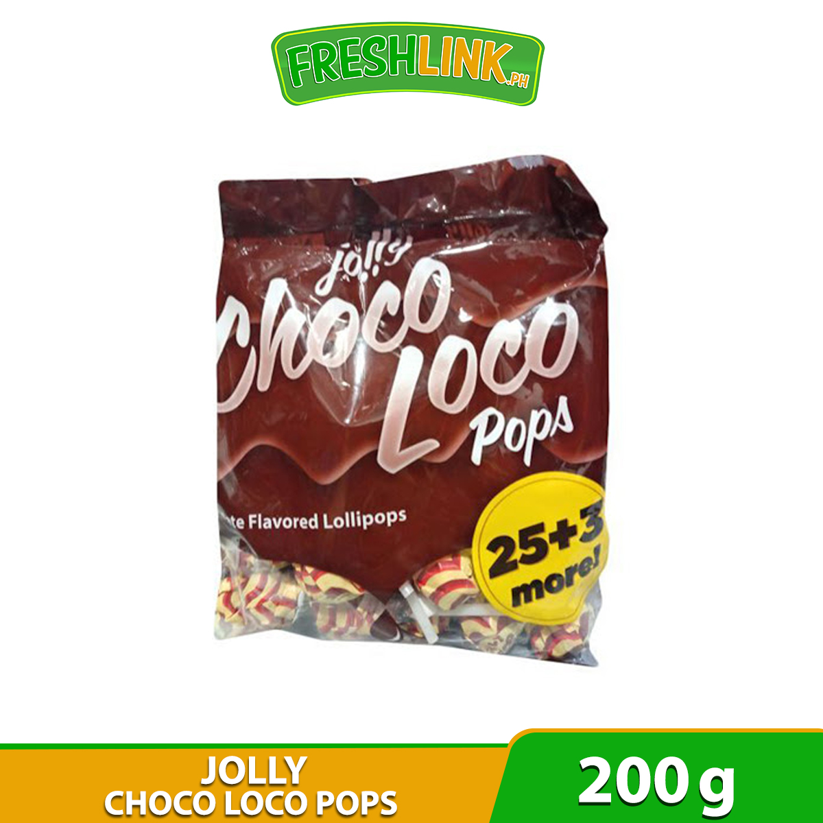 Jolly Choco Loco Pops (Lollipop) 200G | Lazada PH