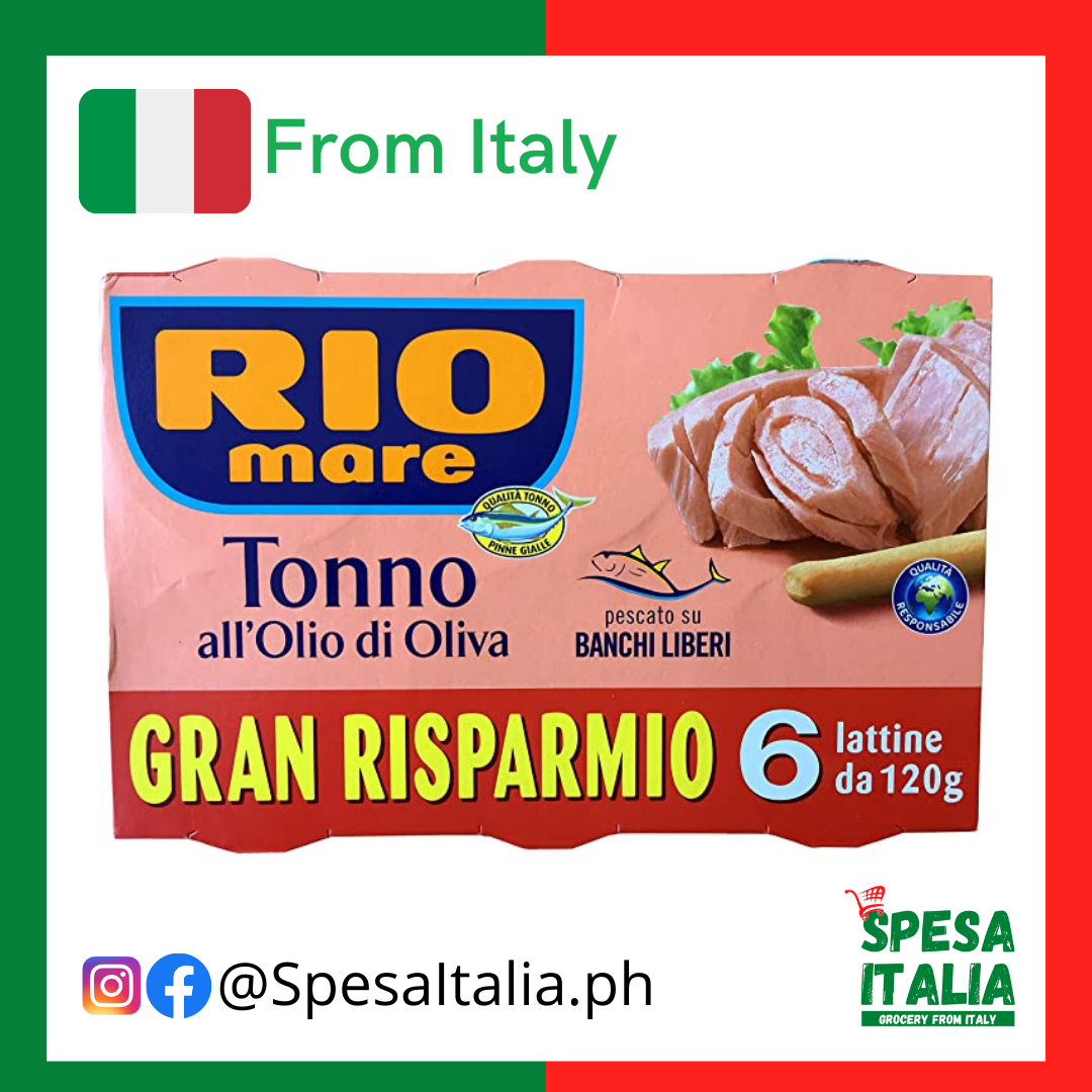 Rio Mare Tuna in Can (sold per pack) 6x120g | Lazada PH
