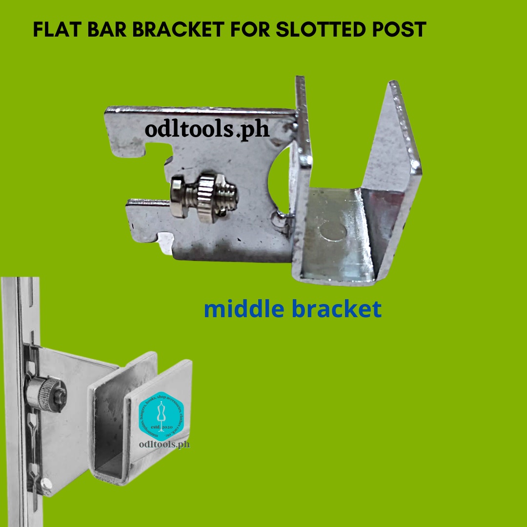 Flat Bar Bracket for Slotted Post | Lazada PH