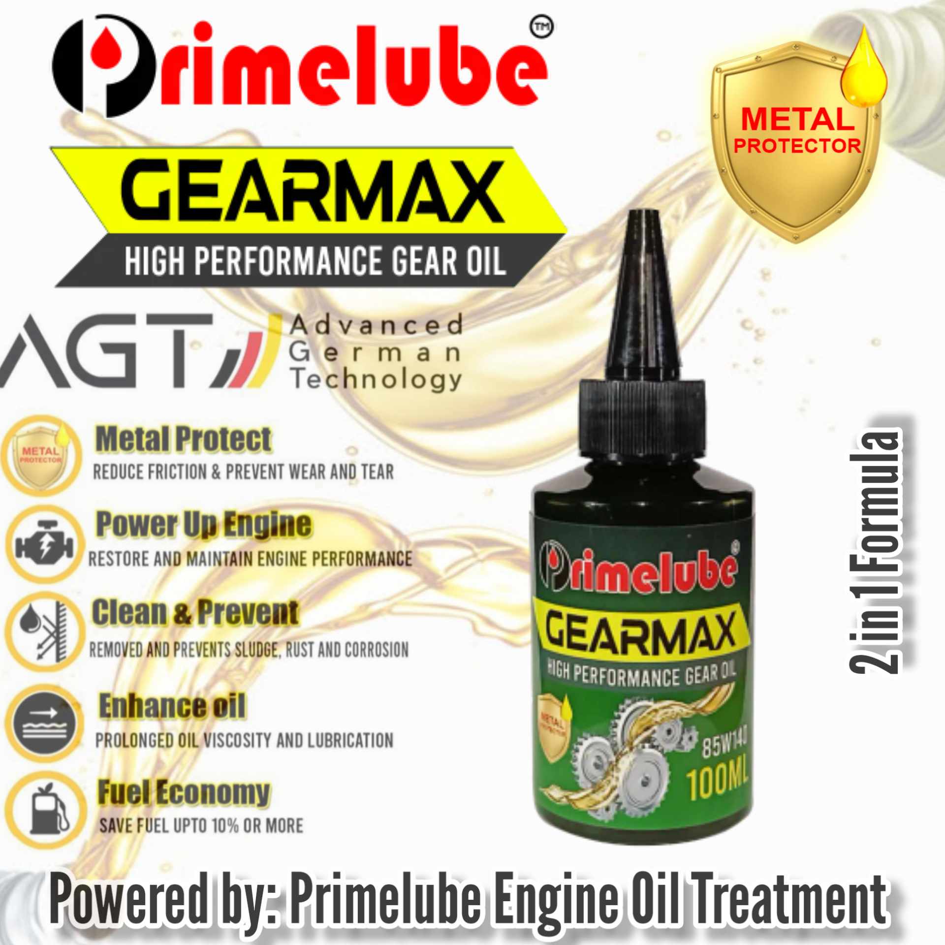 Primelube Gearmax Gear Oil 100ml | Lazada PH